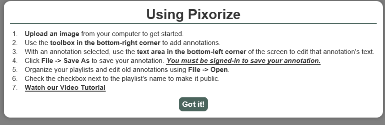 Pixorize: añadir textos explicativos a imágenes – Alt164.info